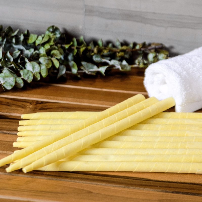 Hollowcare Therapeutics Natural Beeswax Ear Candles - Pack of 12 ...